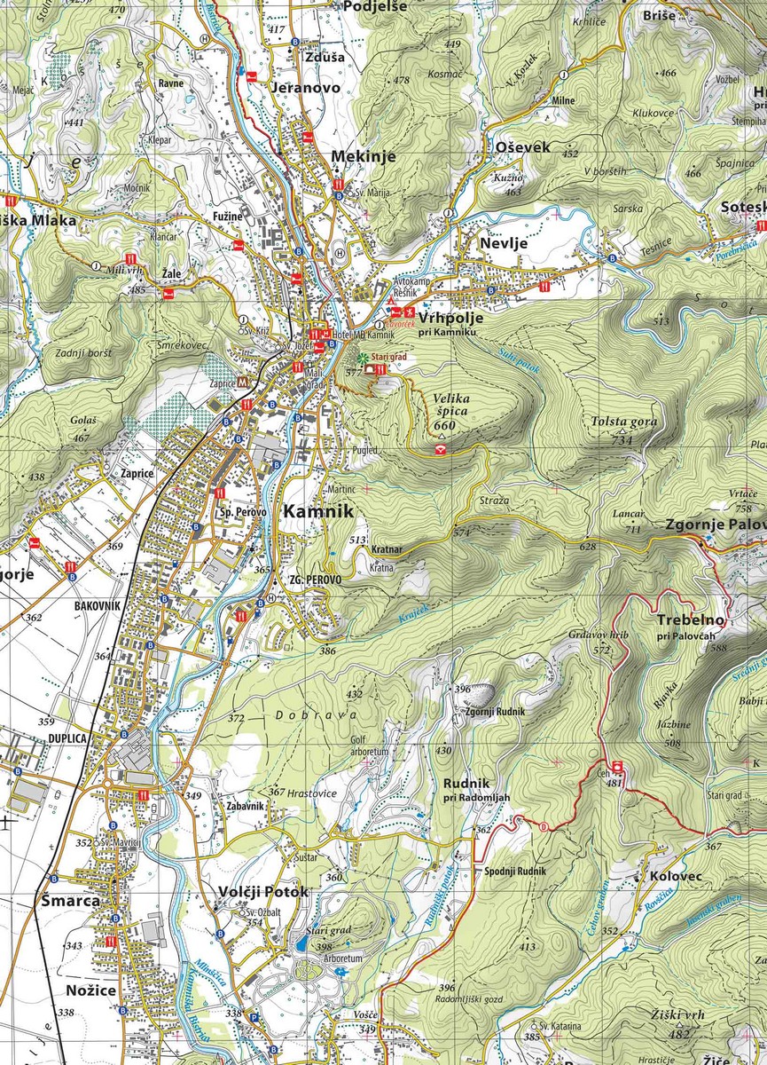 PZS | Planinska trgovina | Domžale in okolica - 1 : 25.000